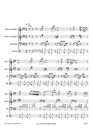 Naima - John Coltrane Sheet music for Saxophone tenor, Bass guitar ...