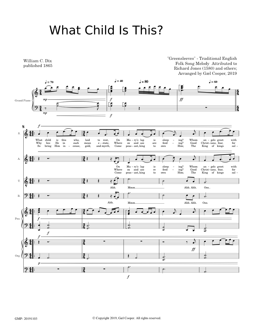 What_Child_Is_This?_SATB - GLCooper Sheet Music for Piano, Soprano ...