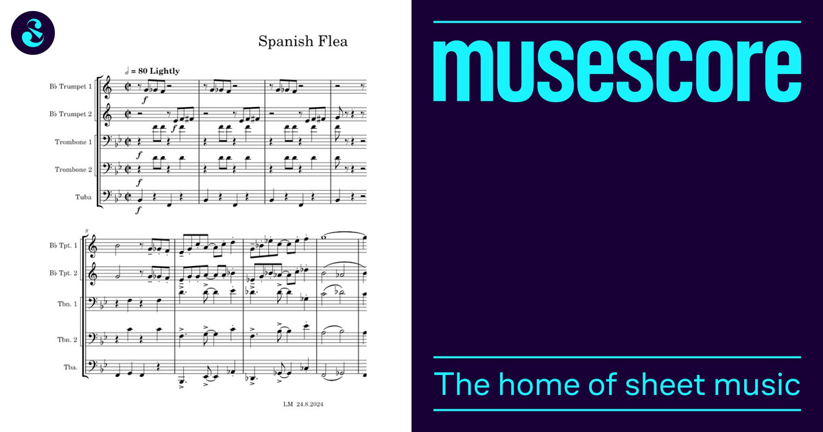 Spanish Flea Sheet music for Trombone, Tuba, Trumpet other (Mixed ...