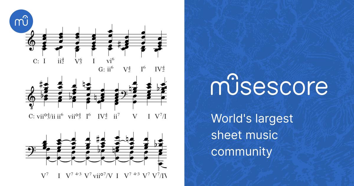 Bach Prelude in C analysis Sheet Music with Chords for Piano (Solo ...