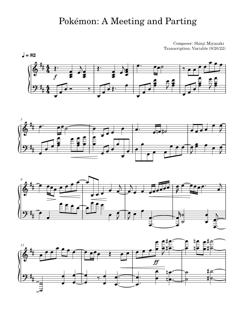 Pokémon - A Meeting and Parting – Shinji Miyazaki Pokémon - A Meeting ...