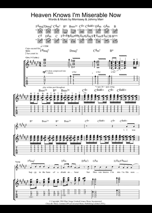 panic chords the smiths