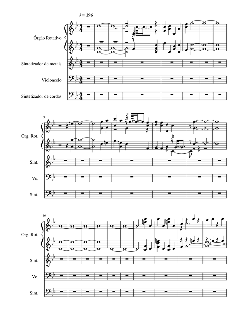 Perfect Strangers Deep Purple Keyboard Sheet music for Organ, Cello ...