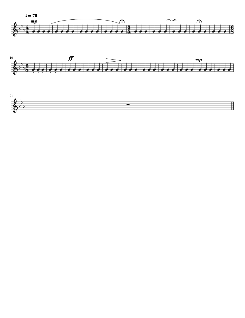 Conducting Sheet music for Piano (Solo) Easy | Musescore.com