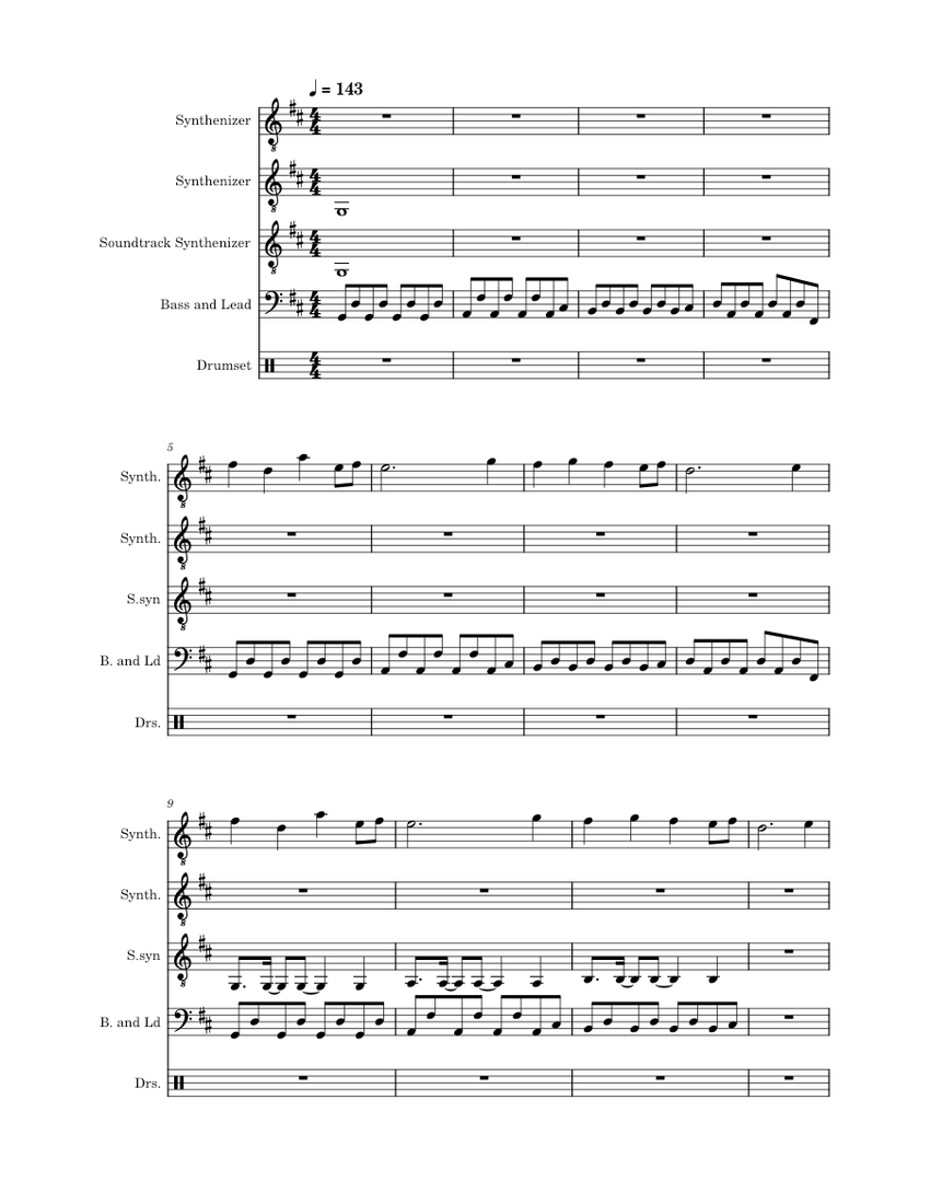 Alone – Marshmello Sheet music for Guitar, Bass guitar, Drum group ...