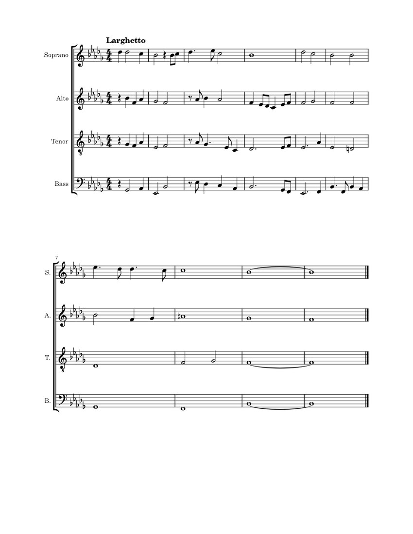 4 Part Writing Class Thing Sheet Music for Soprano, Alto, Tenor, Bass ...