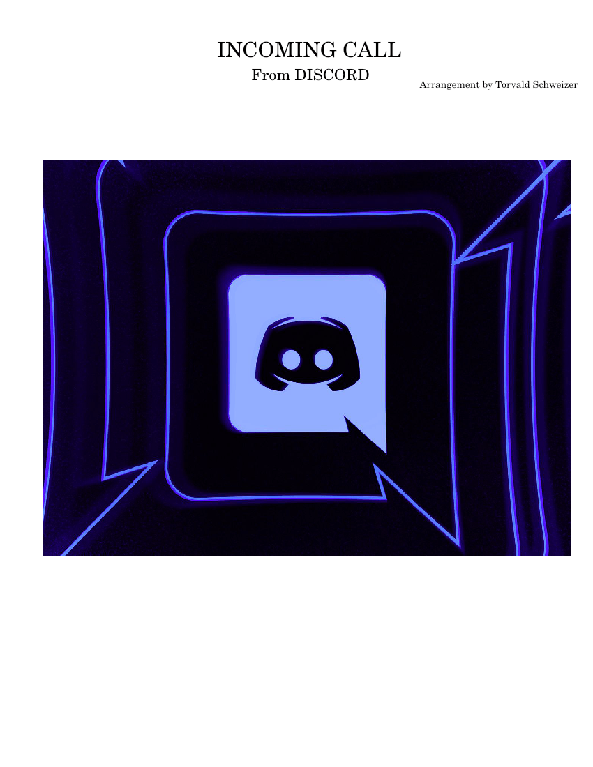 Discord – Discord Inc. Sheet Music for Piano, Flute piccolo, Flute ...