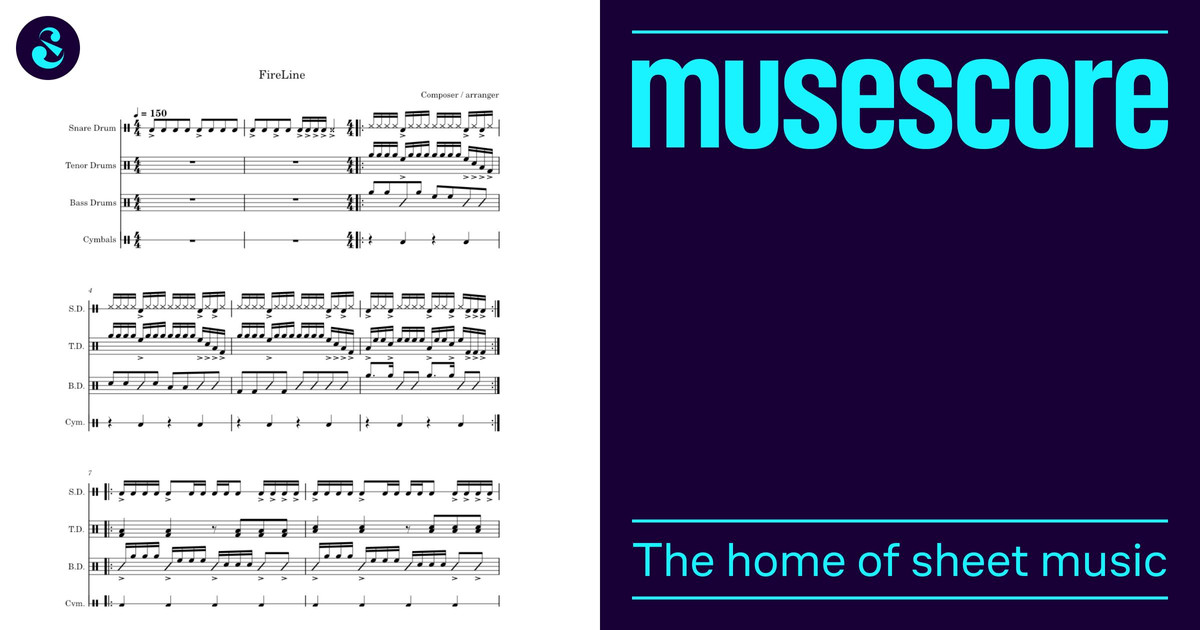 Fireline – K1LL3R5712 Sheet Music for Tuba, Synthesizer, Trumpet other ...