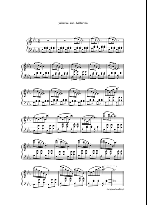 Ballerina - Yehezkel Raz Sheet Music for Piano (Solo) | MuseScore.com