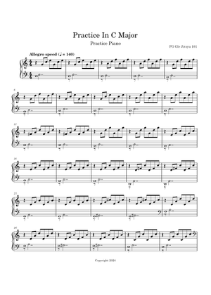 Practice In C Major 35 Sheet Music for Piano (Solo) Easy | MuseScore.com