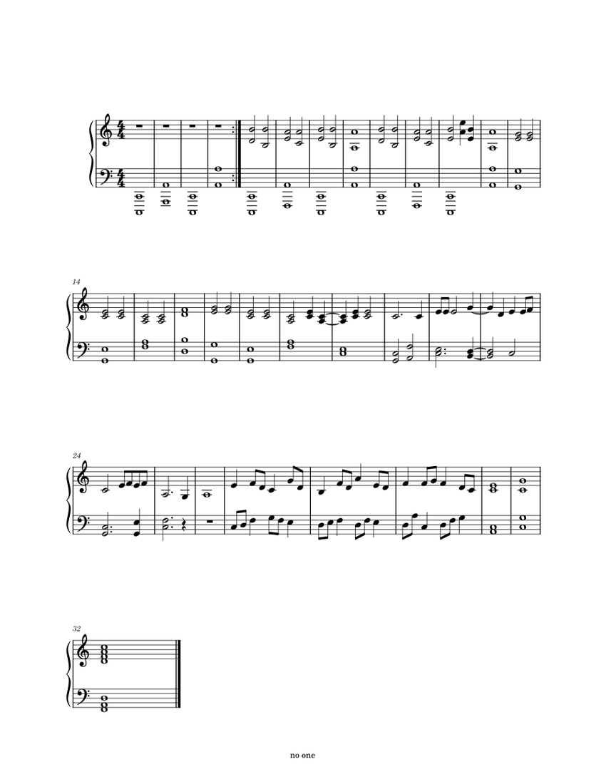 Keys Sheet music for Piano (Solo) Easy | Musescore.com