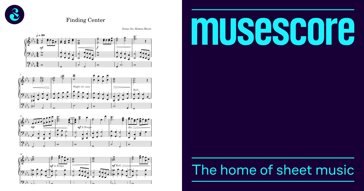 Centering – mccloskeyj Sheet music for Organ (Solo) | Musescore.com