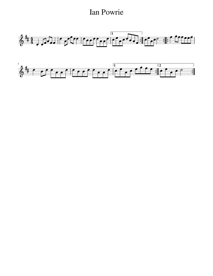 Ian Powrie Sheet music for Piano (Solo) | Musescore.com