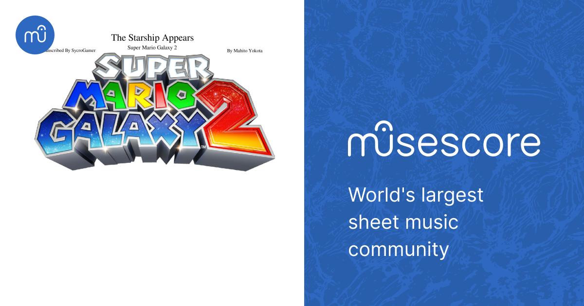 The Starship Appears - Super Mario Galaxy 2 Sheet music for Trombone ...