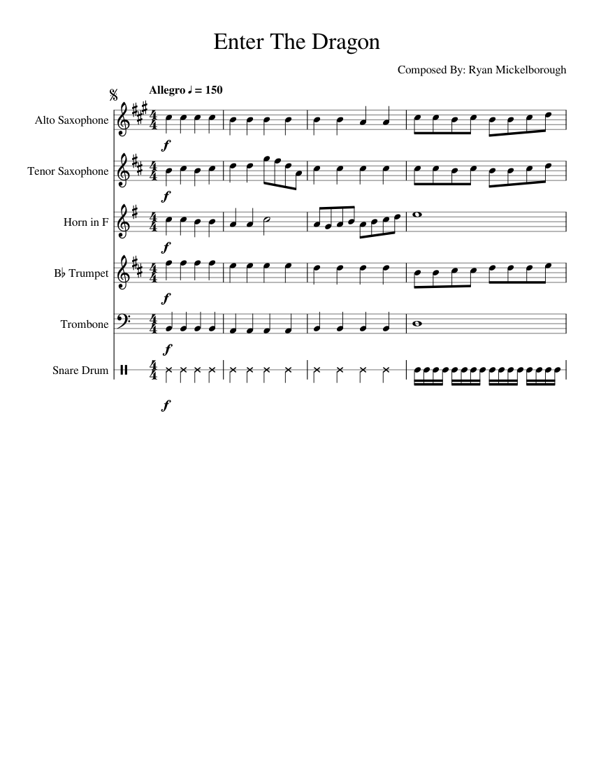 enter the dragon theme