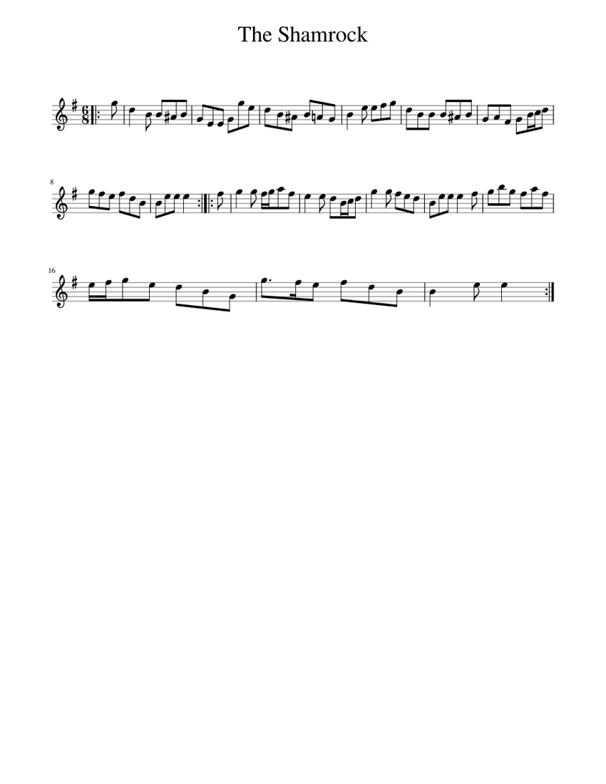 The Shamrock Sheet music for Piano (Solo) Easy | Musescore.com
