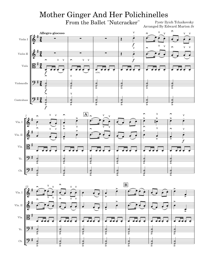 The Nutcracker. Op. 71, Divertissement: f) Mother Gigogne and the ...