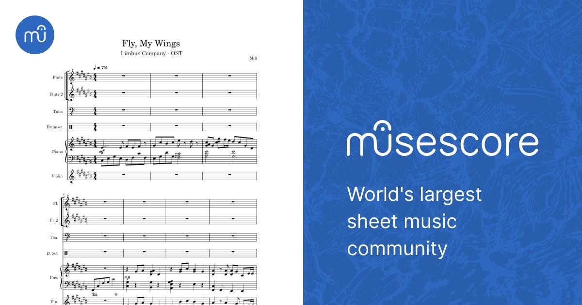 Fly, My Wings – Mili Sheet music for Piano, Tuba, Flute, Violin & more ...