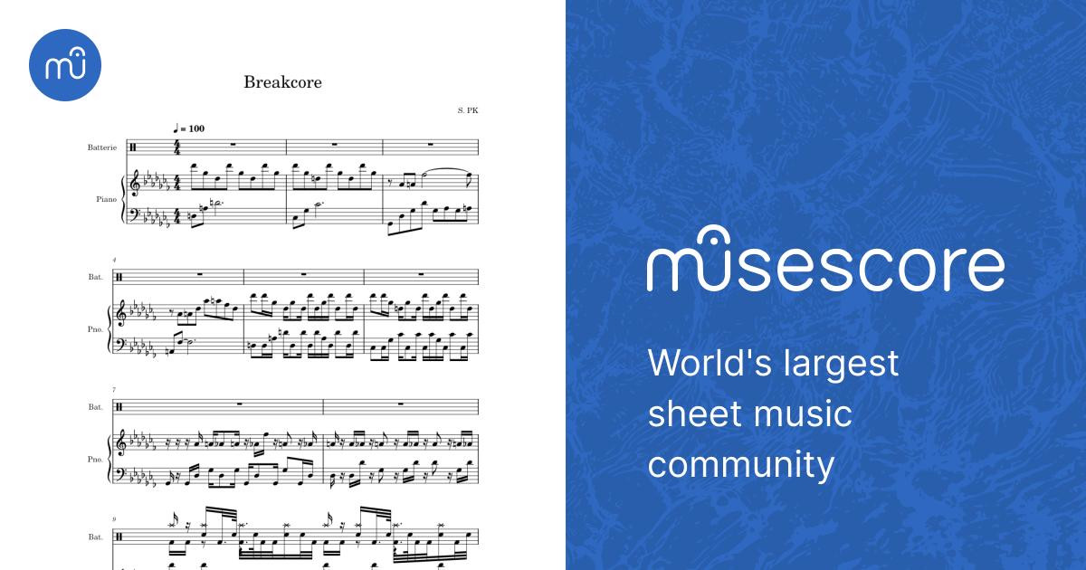Anybody can find love (except you.) – hkmori Breakcore Sheet Music for ...