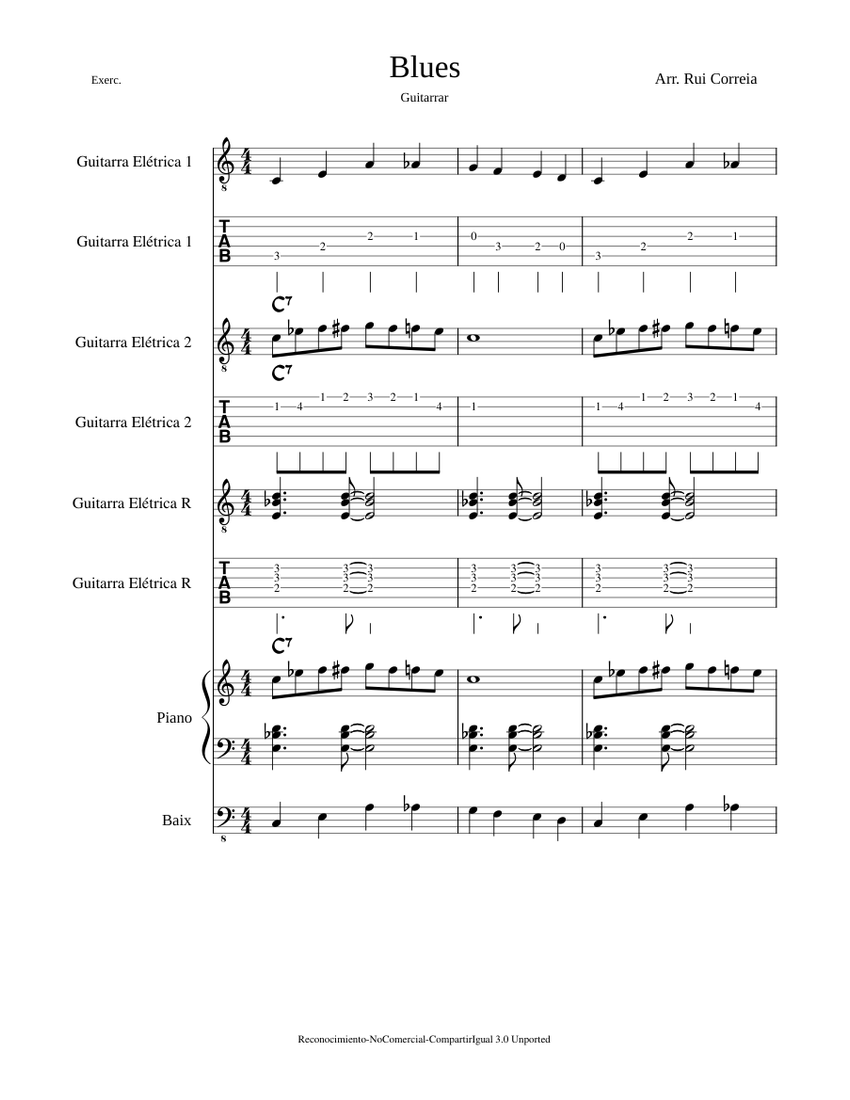 Sheet music for Piano, Guitar (Mixed Ensemble) | Musescore.com
