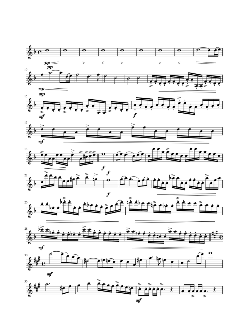 abe2c544af8f7e57dda360ea5cac1bb456900719 Sheet music for Violin (Solo ...