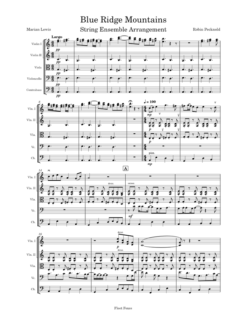 Blue ridge mountains – Fleet Foxes - piano tutorial Blue ridge mountains – Fleet Foxes - piano tutorial