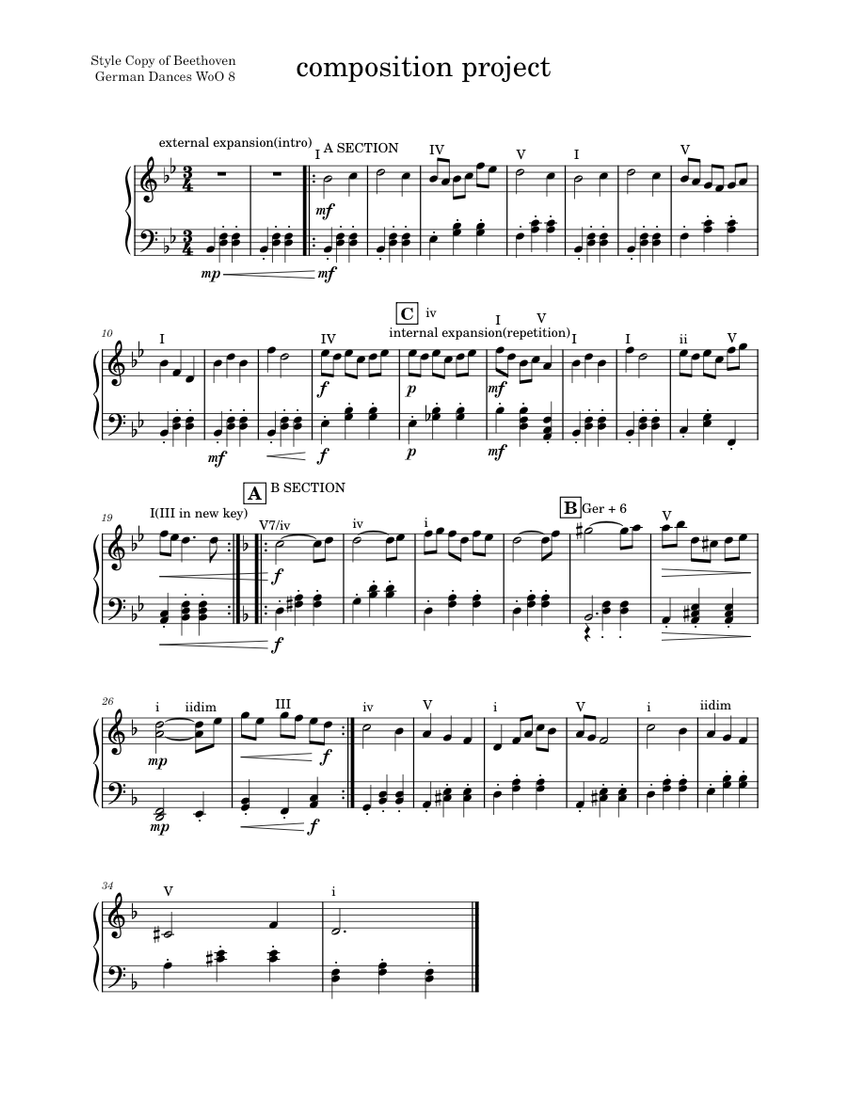 composition_project Sheet music for Piano (Solo) Easy | Musescore.com