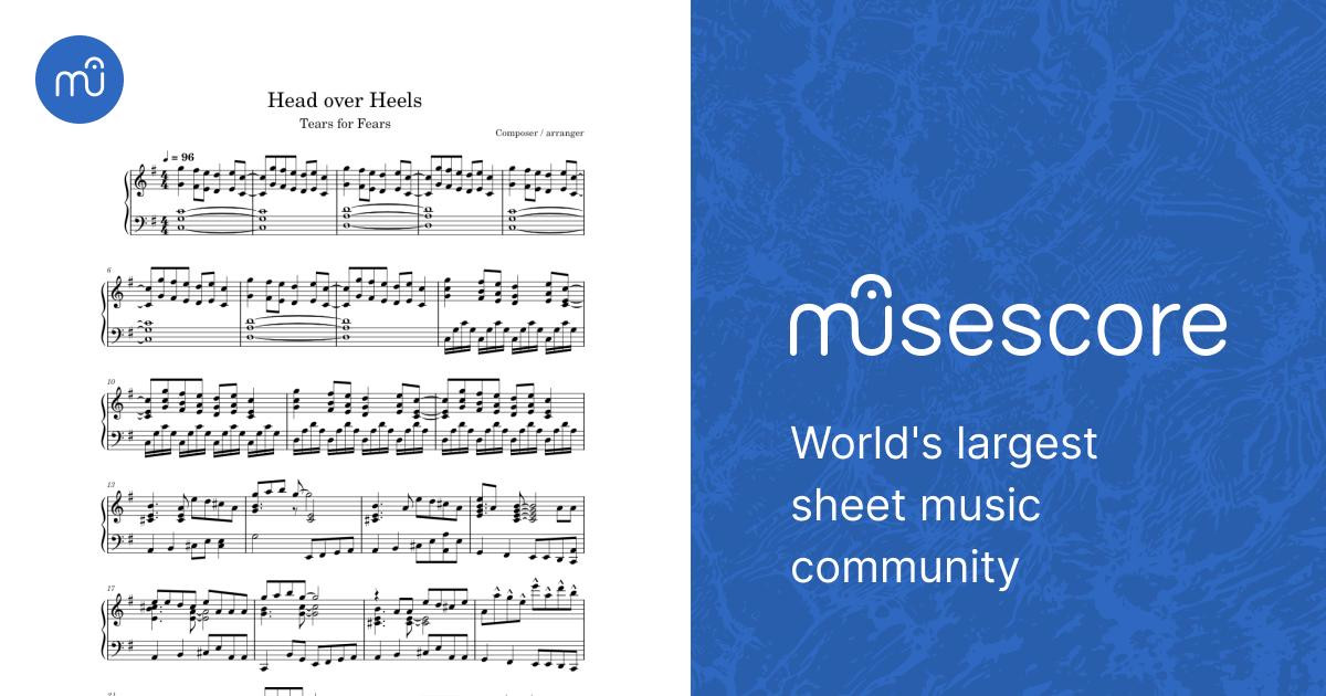 Head over Heels Sheet Music for Piano (Solo) | MuseScore.com