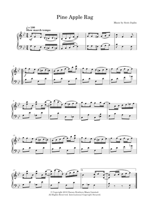 Pineapple Rag Sheet Music for Piano (Solo) | MuseScore.com