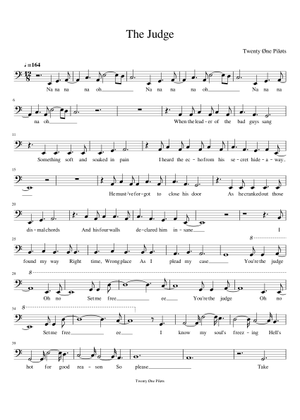 The Judge Twenty One Pilots Lyrics And Chords Ukulele