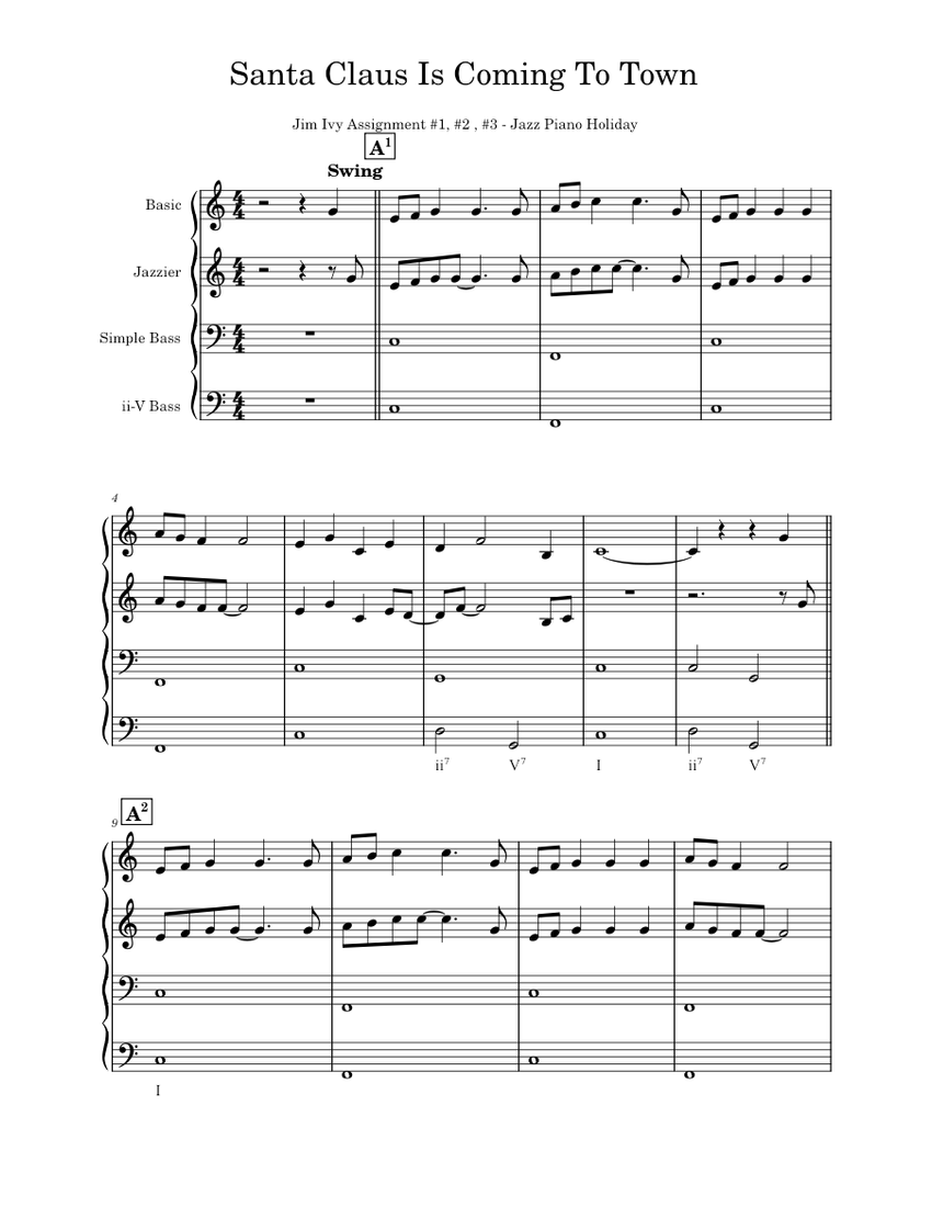 Assignment #1, #2, #3 - piano tutorial