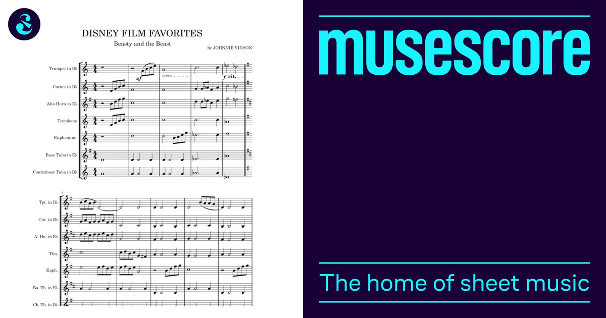 DISNEY FILM FAVORITES – Samganda Sheet Music for Trombone, Tuba, French ...