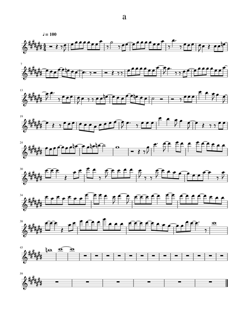 butterfly Sheet music for Saxophone alto (Solo) | Musescore.com