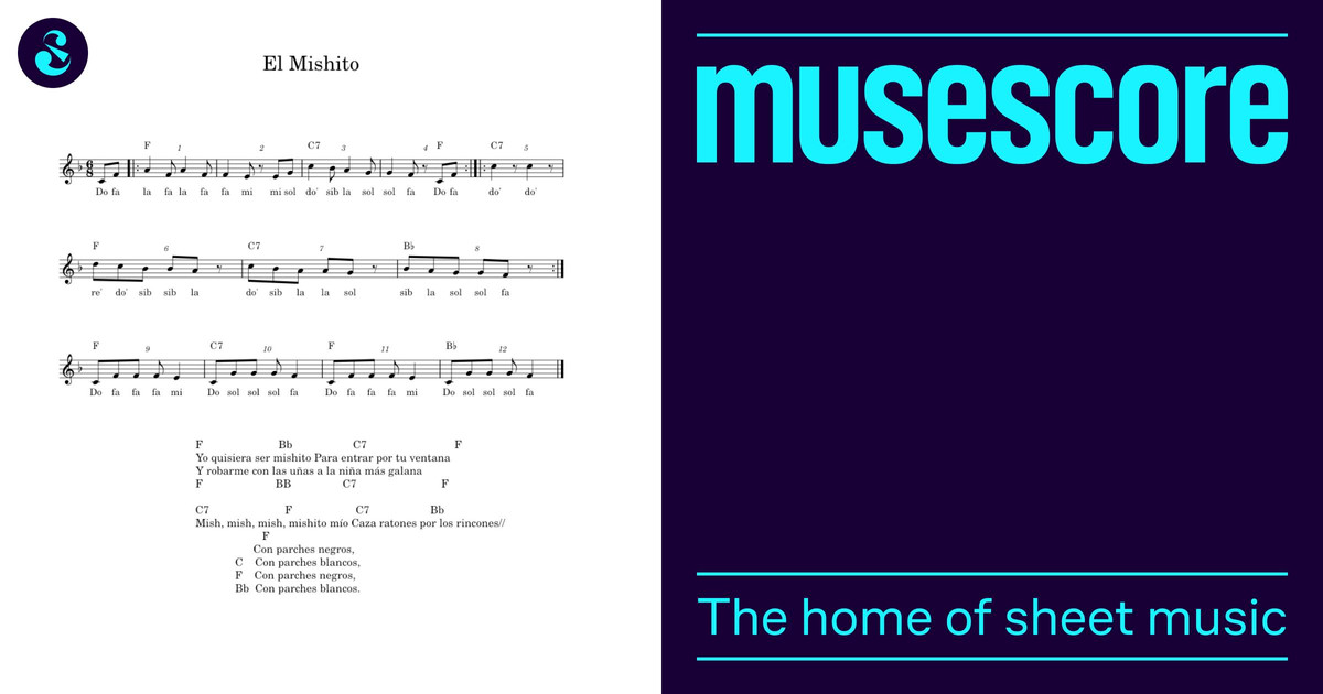 EL MISHITO Sheet Music for Synthesizer (Solo) | MuseScore.com