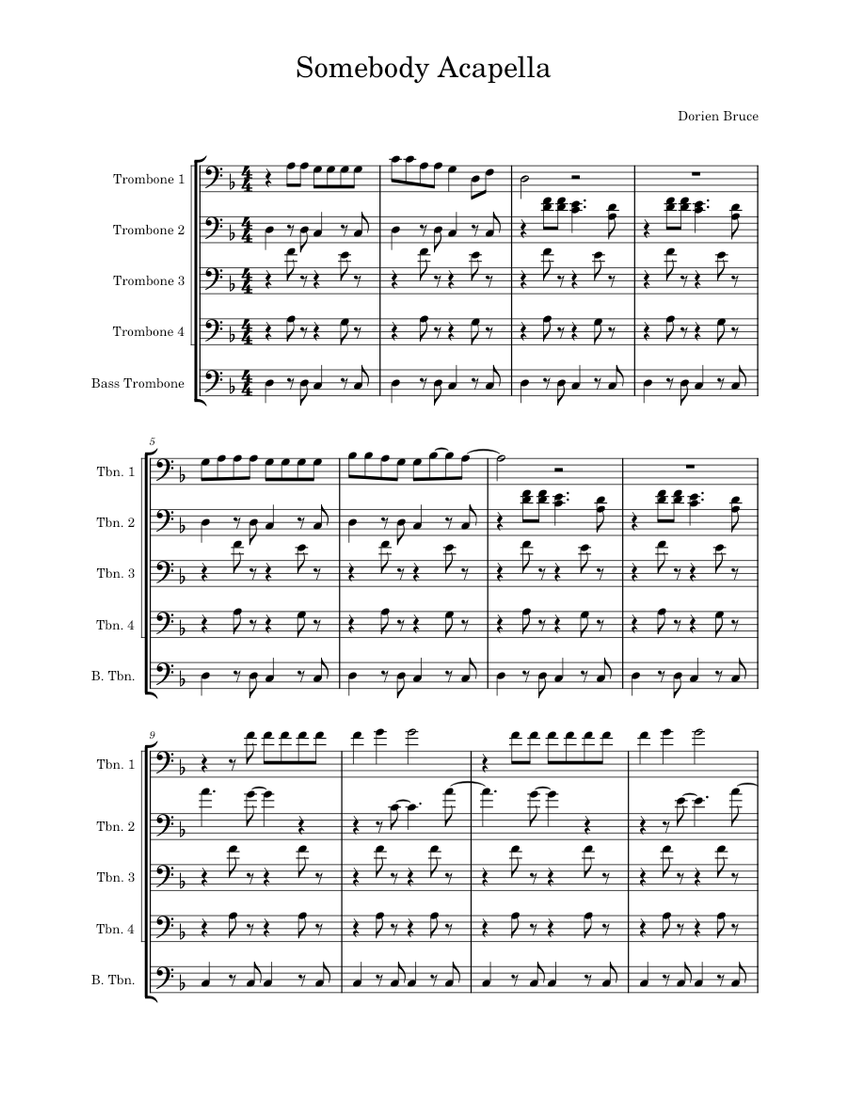 Somebody_Acapella - piano tutorial