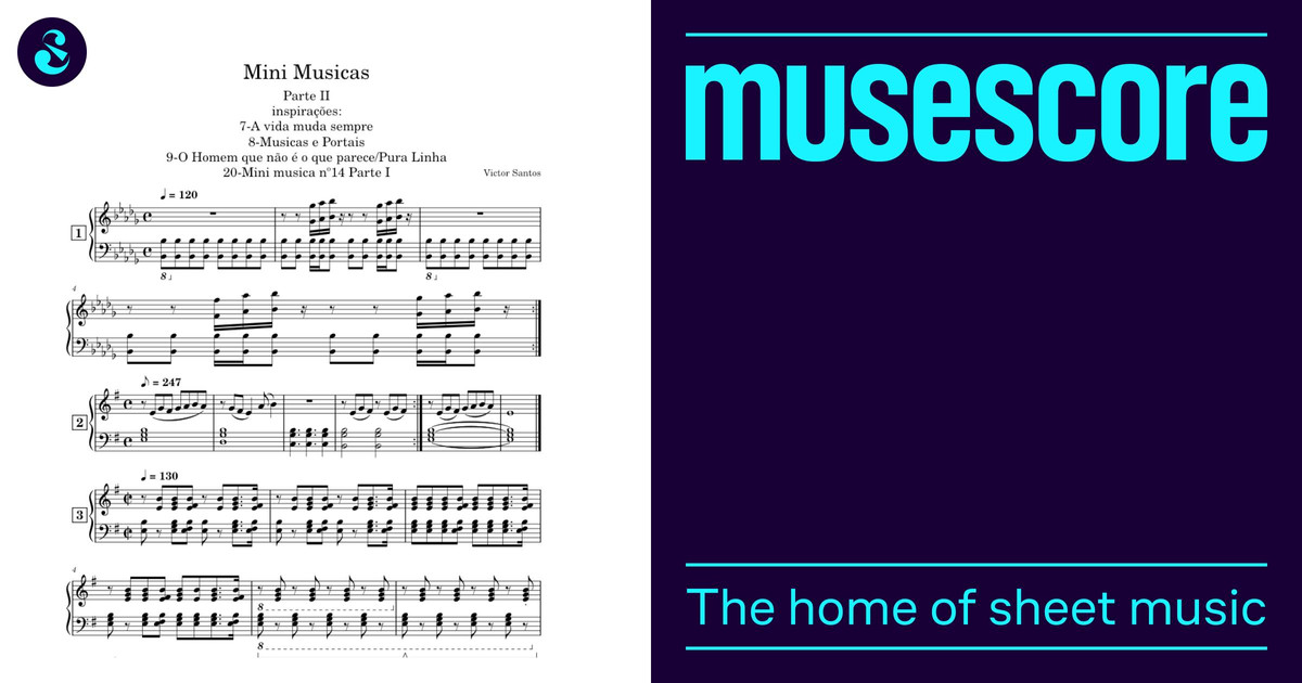 Mini musicas Parte II Sheet Music for Piano (Solo) | MuseScore.com