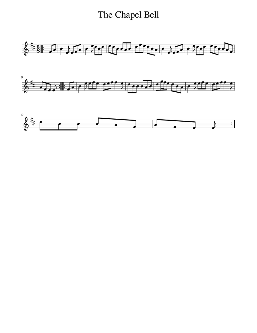 The Chapel Bell Sheet music for Piano (Solo) Easy | Musescore.com