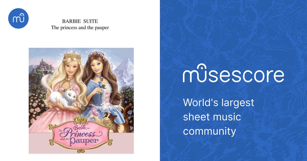 BARBIE SUITE - The princess and the pauper Sheet Music for Trombone ...