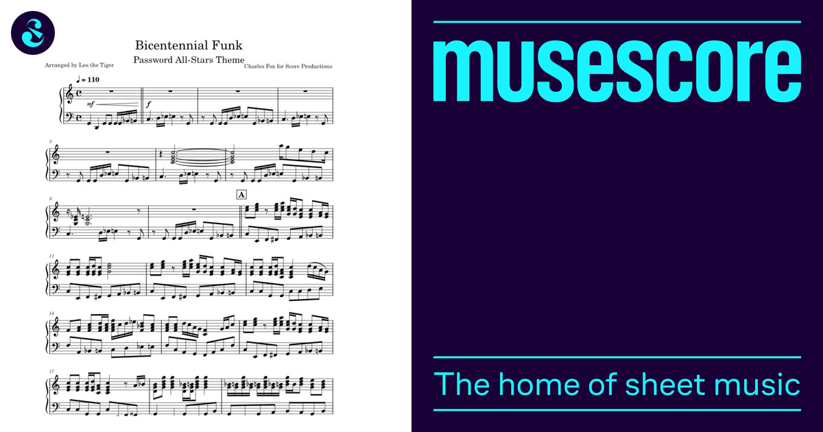 Bicentennial Funk (Password All-Stars Theme) – Charles Fox for Score ...