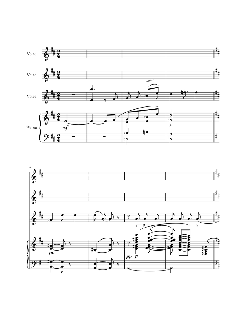 Si mi chiamano mimi Sheet music for Piano, Vocals (Piano-Voice ...