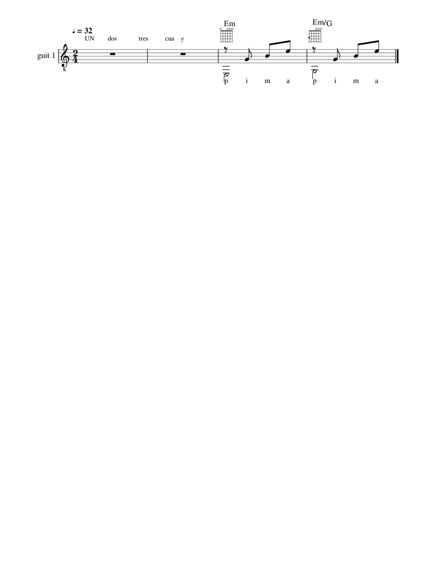 cc cb2 Sheet music for Guitar (Solo) | Musescore.com