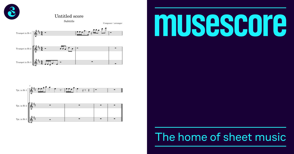 shrek score Sheet music for Trumpet other (Mixed Trio) | Musescore.com