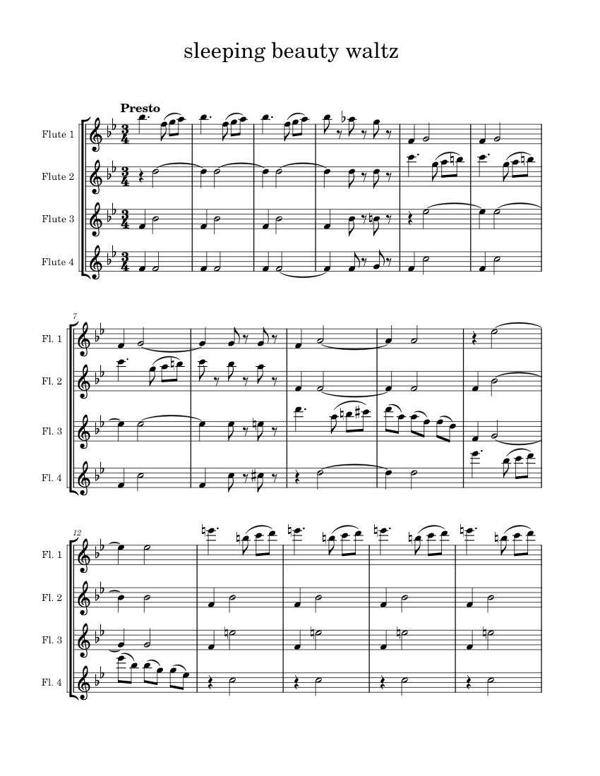 Sleeping Beauty Waltz- The Sleeping Beauty (Tchaikovsky) – Pyotr Ilyich ...