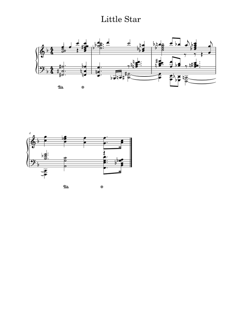 Little Star Sheet music for Piano (Solo) | Musescore.com
