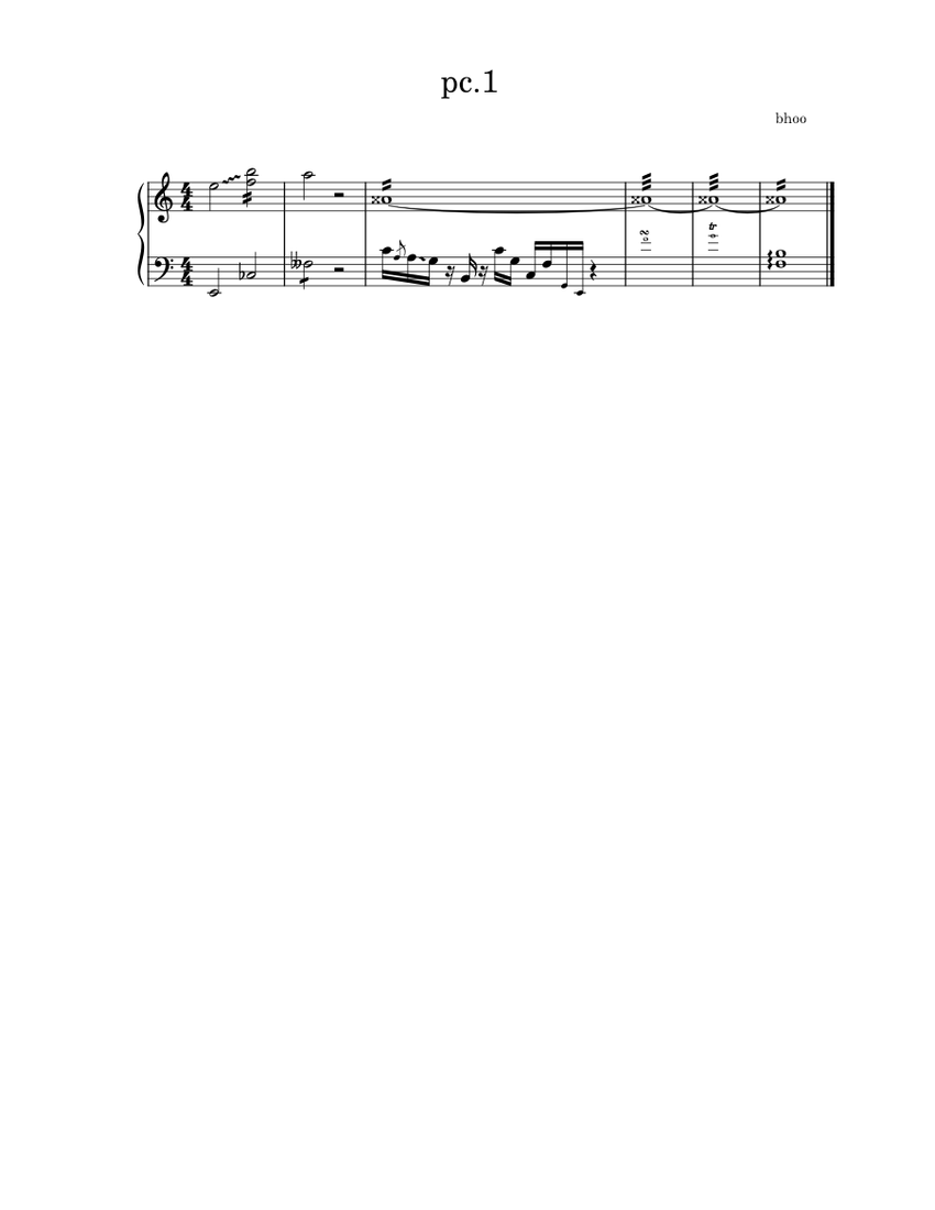 pc.1 Sheet music for Piano (Solo) | Musescore.com