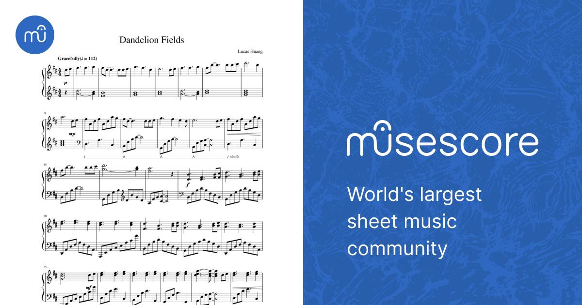 dandelion fields piano