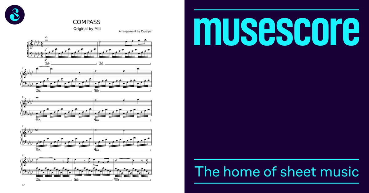 Compass – Mili Sheet Music for Piano (Solo) | MuseScore.com
