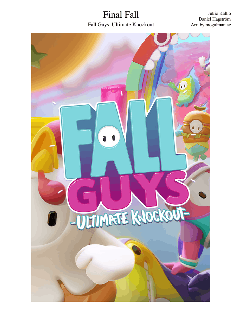 Final Fall - Fall Guys: Ultimate Knockout Sheet Music and Tab for Bass ...