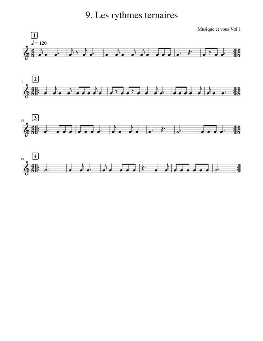 9._Les_rythmes_ternaires Vol1 - piano tutorial