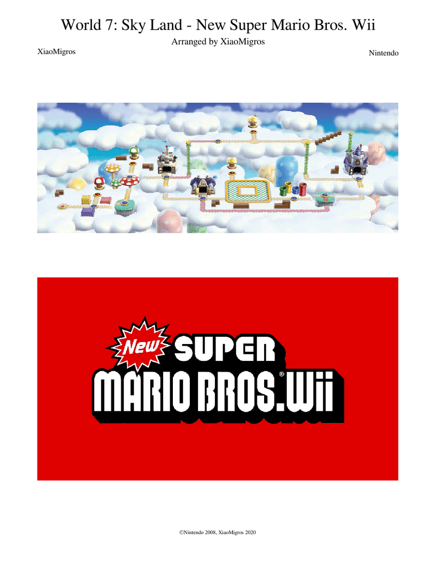 Super mario bros wii world 7 store